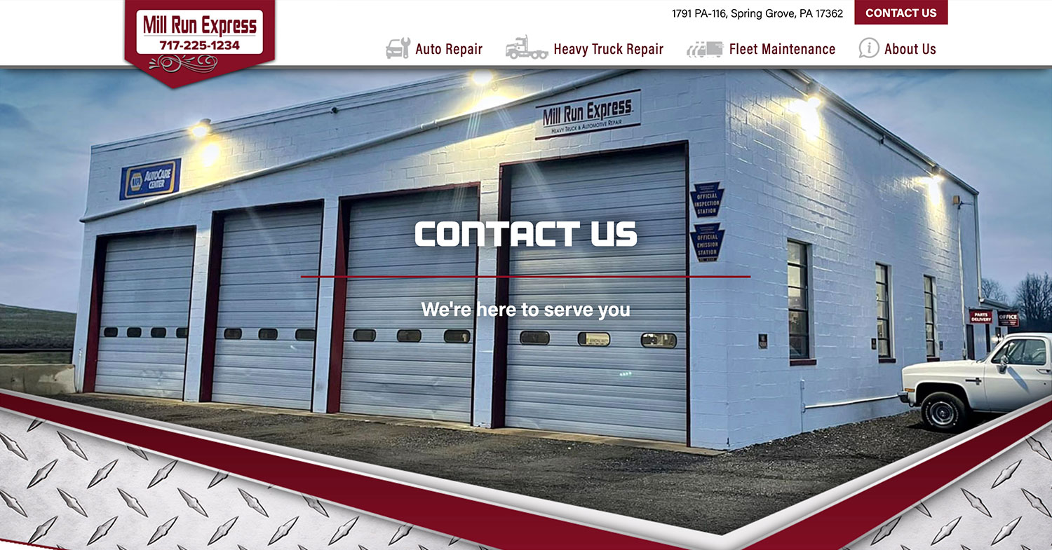 Contact Us - Mill Run Express
