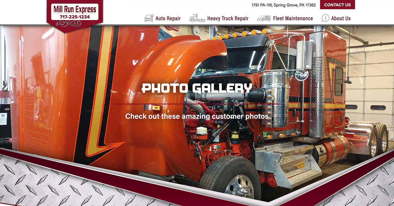 Photo Gallery - Mill Run Express